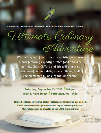 Unitarian Universalist Fellowship of Pottstown | Preserving equity ...